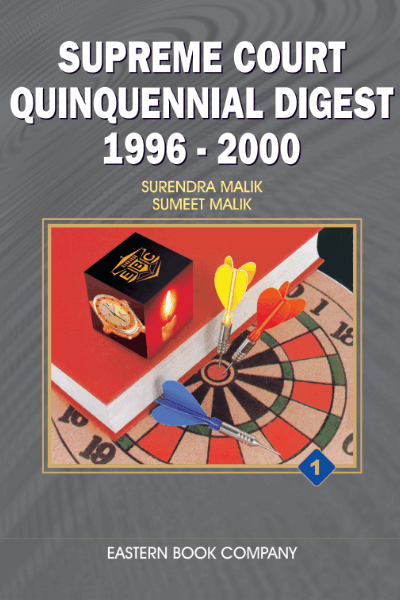 Supreme Court Quinquennial Digest, 1996-2000 (In 5 Volumes)